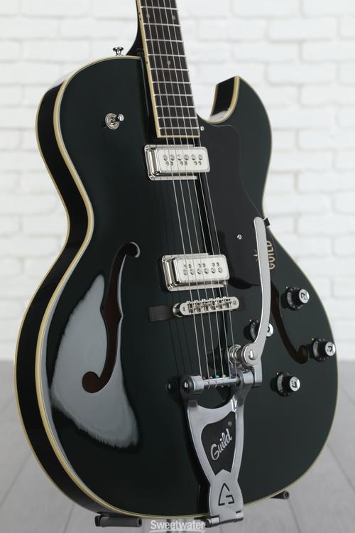 Guild Starfire III Dynasonic Hollowbody Electric Guitar - Dark Emerald ...