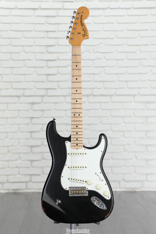 Fender Custom Shop '68 Stratocaster Relic Electric Guitar - Aged Black ...