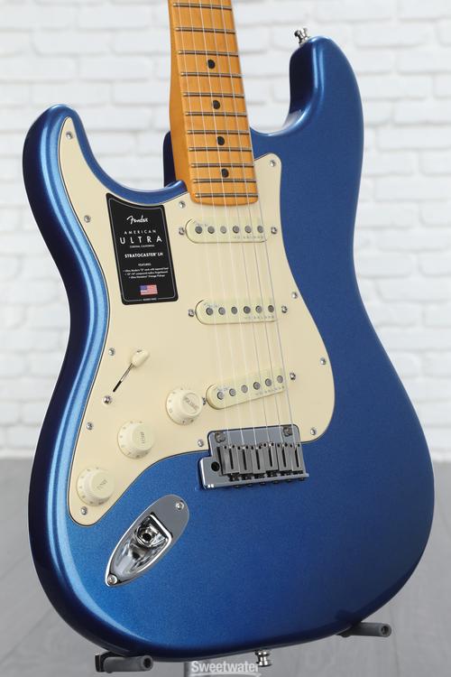 Fender American Ultra Stratocaster Left-handed - Cobra Blue with Maple ...