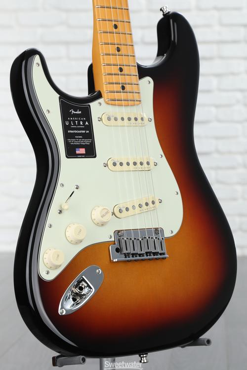 Fender American Ultra Stratocaster Left-handed - Ultraburst with Maple ...