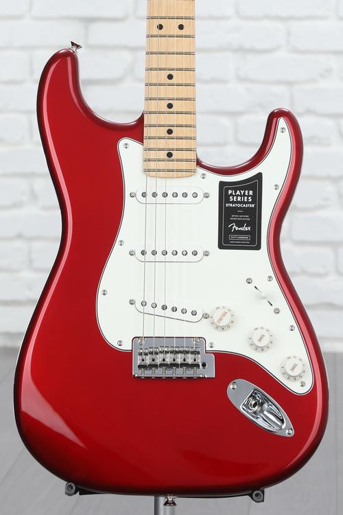 Fender Player Stratocaster - Candy Apple Red with Maple Fingerboard ...