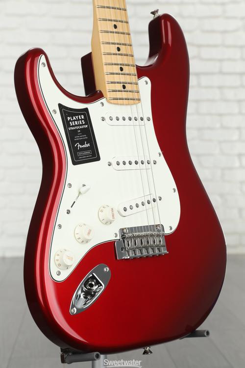 Fender Player Stratocaster Left-handed - Candy Apple Red with Maple ...