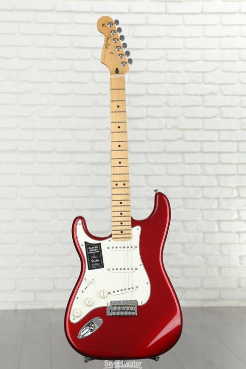 Fender Player Stratocaster Left-handed - Candy Apple Red with Maple ...