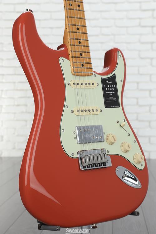 Fender Player Plus Stratocaster HSS Electric Guitar - Fiesta Red with ...