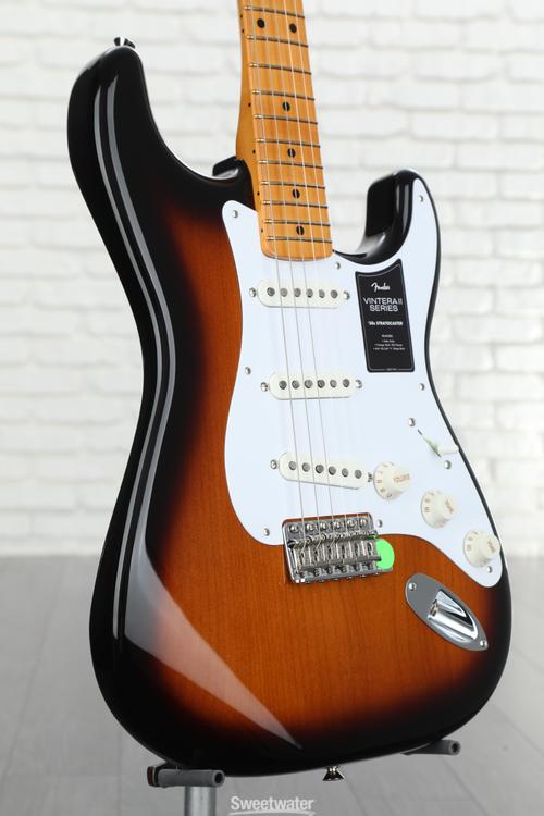 Fender Vintera II '50s Stratocaster Electric Guitar - 2-color Sunburst with Maple Fingerboard ...