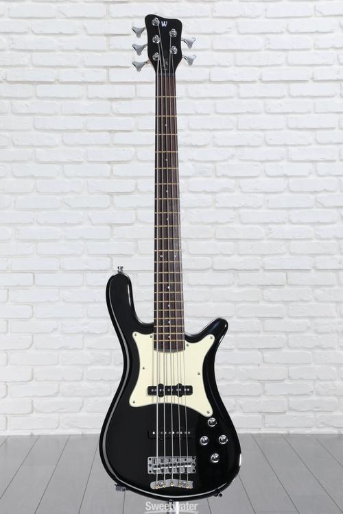Warwick Pro Series 5 Streamer CV Electric Bass Guitar - Black | Sweetwater