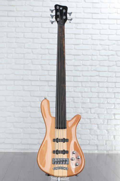 Warwick RockBass Streamer NT I 5-string Fretless Bass Guitar - Natural ...