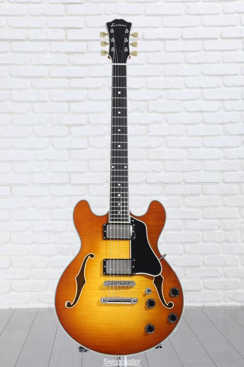 Eastman Guitars T484-GB Thinline Semi-hollowbody Electric Guitar ...