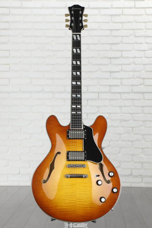 Eastman Guitars T486-GB Thinline Semi-hollowbody Electric Guitar ...