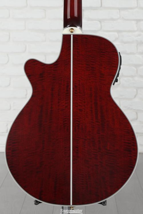 Takamine TSP-158C12 12-string Acoustic-electric Guitar - See-Thru Red ...