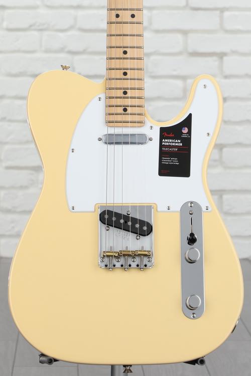 Fender American Performer Telecaster - Vintage White with Maple ...