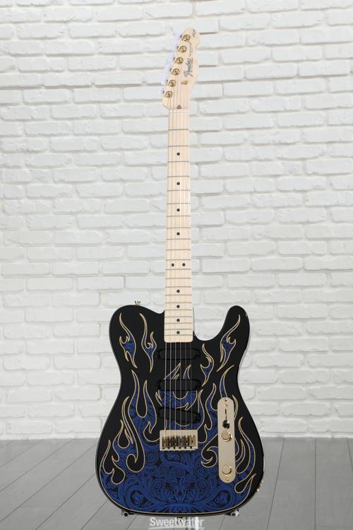 Fender James Burton Telecaster - Blue Paisley Flames | Sweetwater