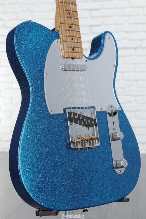 Fender J Mascis Telecaster - Bottle Rocket Blue Flake with Maple ...