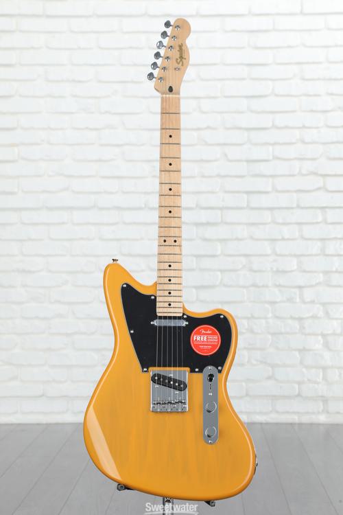 Squier Paranormal Offset Telecaster - Butterscotch Blonde with Black ...
