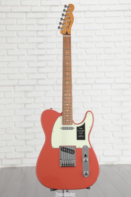 Fender Player Plus Telecaster Solidbody Electric Guitar - Fiesta Red ...