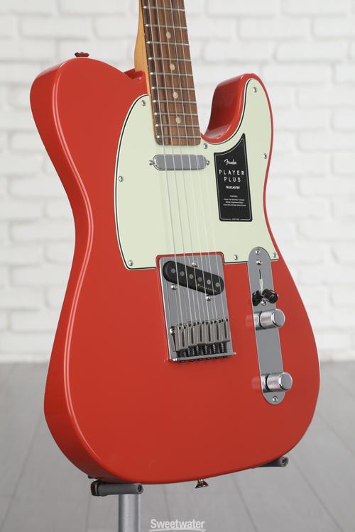 Fender Player Plus Telecaster Solidbody Electric Guitar - Fiesta Red ...