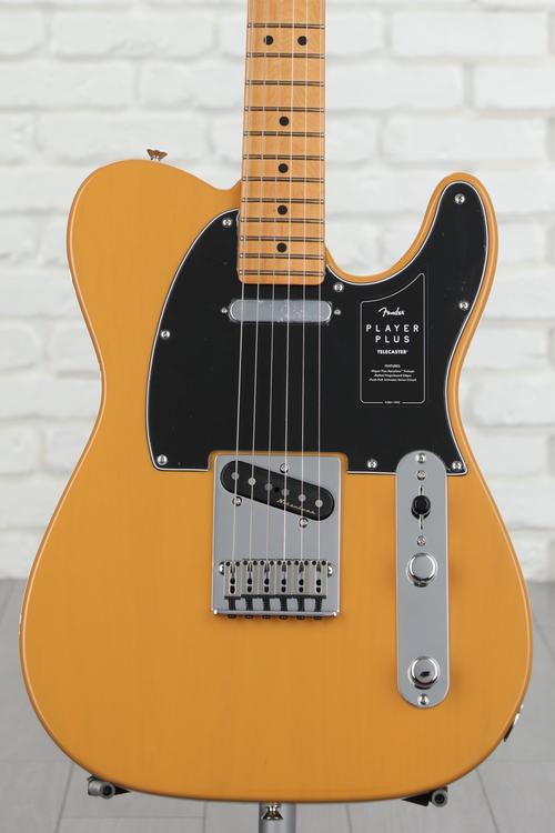 Fender Player Plus Telecaster Solidbody Electric Guitar - Butterscotch ...