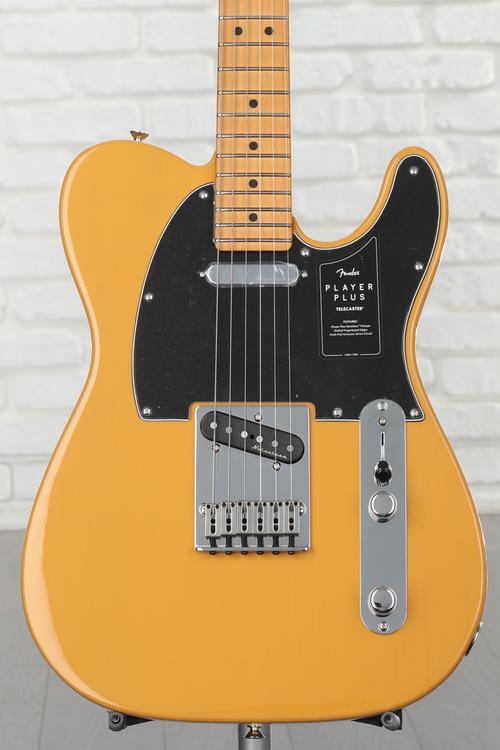 Fender Player Plus Telecaster Solidbody Electric Guitar - Butterscotch ...