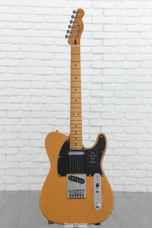 Fender Player Plus Telecaster Solidbody Electric Guitar - Butterscotch ...
