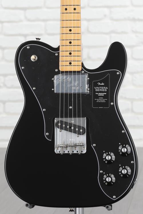 Fender Vintera '70s Telecaster Custom - Black with Maple Fingerboard ...
