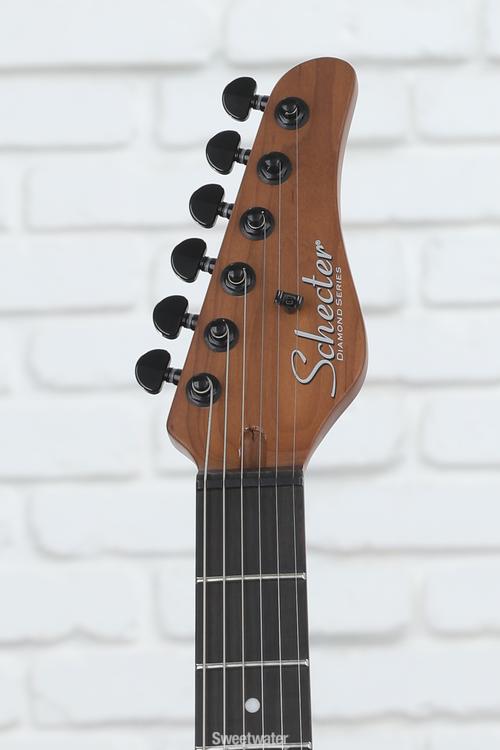 Schecter Traditional Pro Electric Guitar - Satin Trans Purple Burst ...