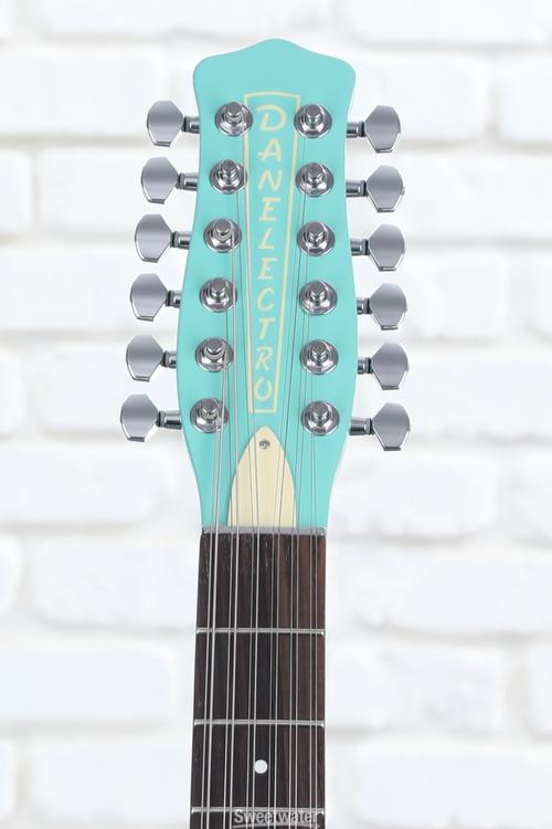 Danelectro Vintage 12 String Electric Guitar - Dark Aqua | Sweetwater