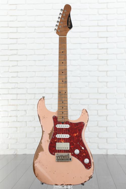Friedman Vintage S Aged Electric Guitar - Shell Pink | Sweetwater