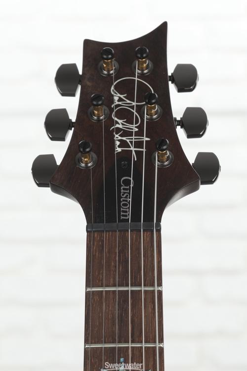 PRS Wood Library Custom 24 Left-handed Electric Guitar - Charcoal Jade ...