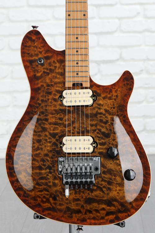 EVH Wolfgang Special QM Electric Guitar - Tiger Eye Glow | Sweetwater