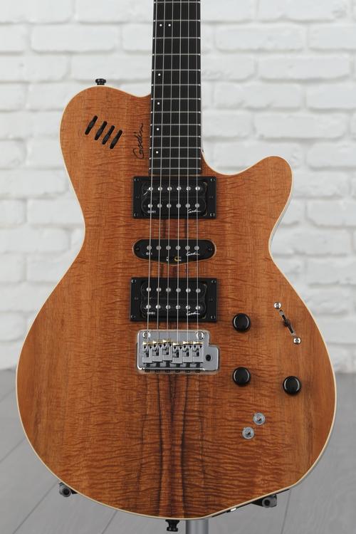 Godin xtSA Koa Extreme HG Electric Guitar - Natural | Sweetwater