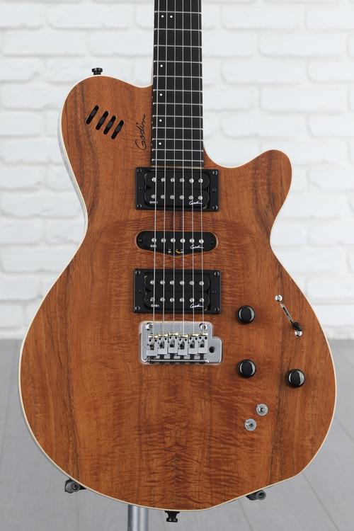 Godin xtSA Koa Extreme HG Electric Guitar - Natural | Sweetwater