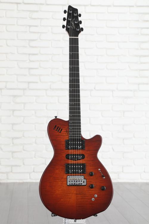 Godin xtSA Multi-Voice Electric Guitar - Light Burst | Sweetwater
