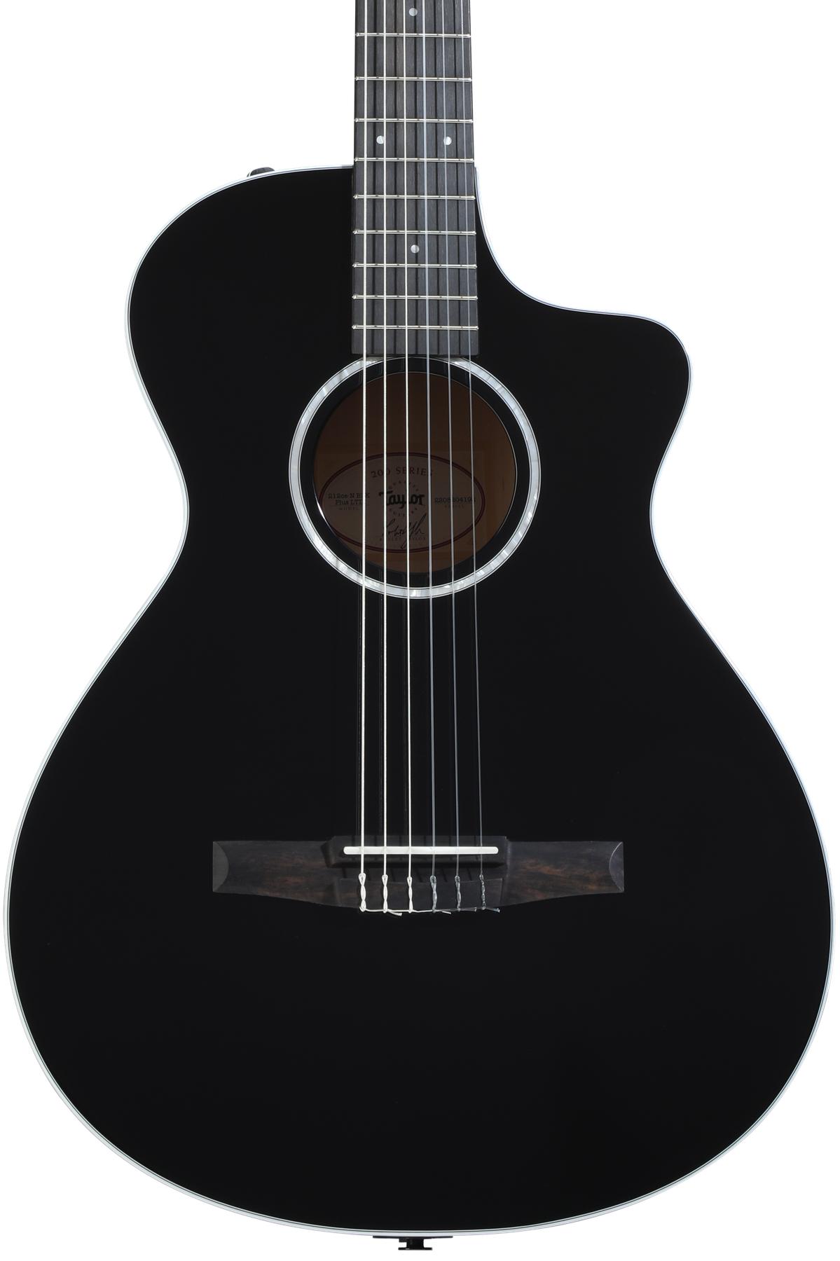 Taylor 212ce-N Plus Acoustic-electric Nylon-string Guitar - Black ...