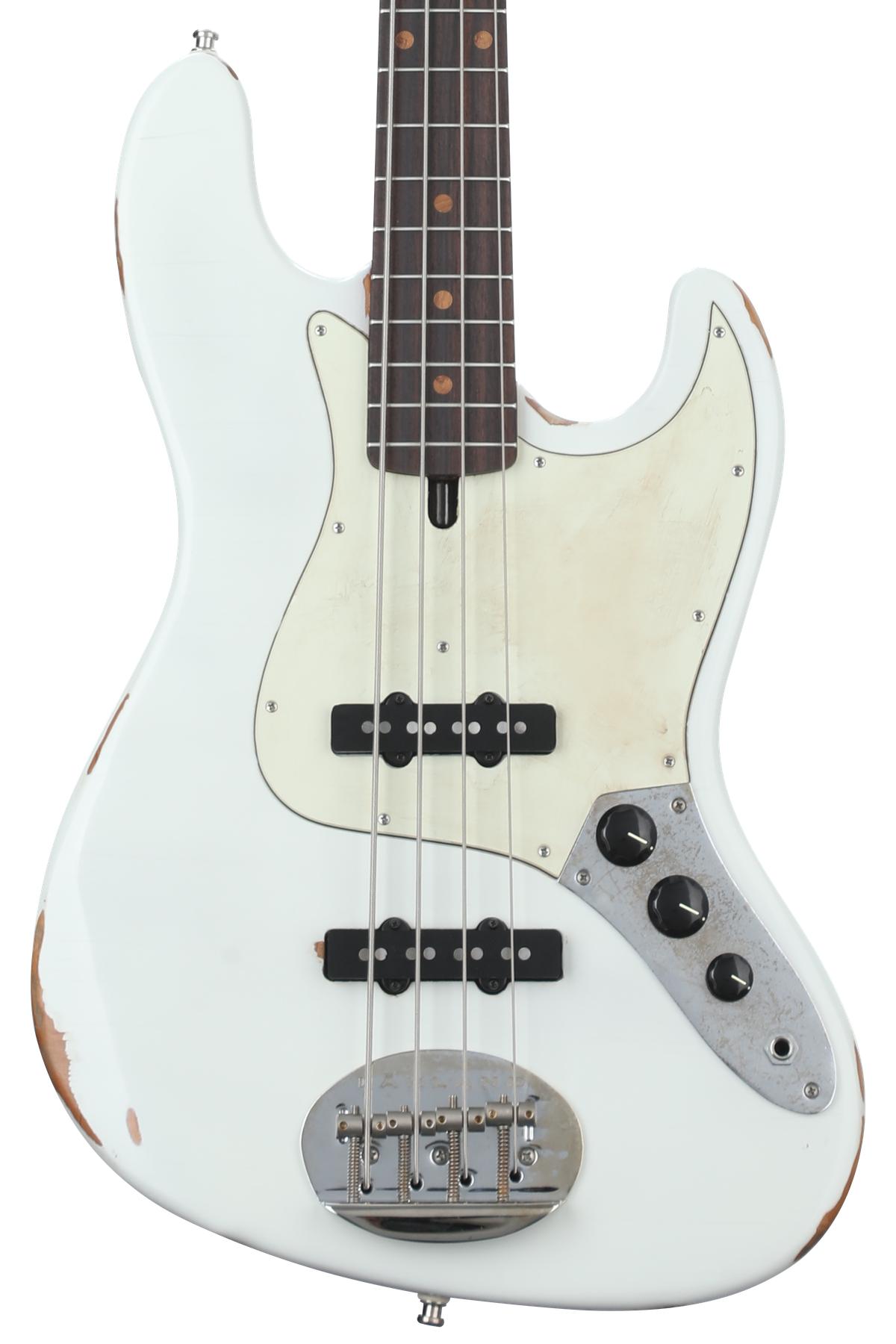 Lakland USA Classic 44-60 Aged Bass Guitar - Olympic White, Sweetwater ...