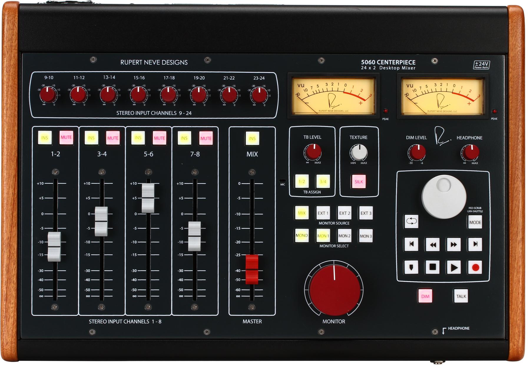 Rupert Neve Designs 5060 Centerpiece 24x2 Desktop Mixer (Shelford ...