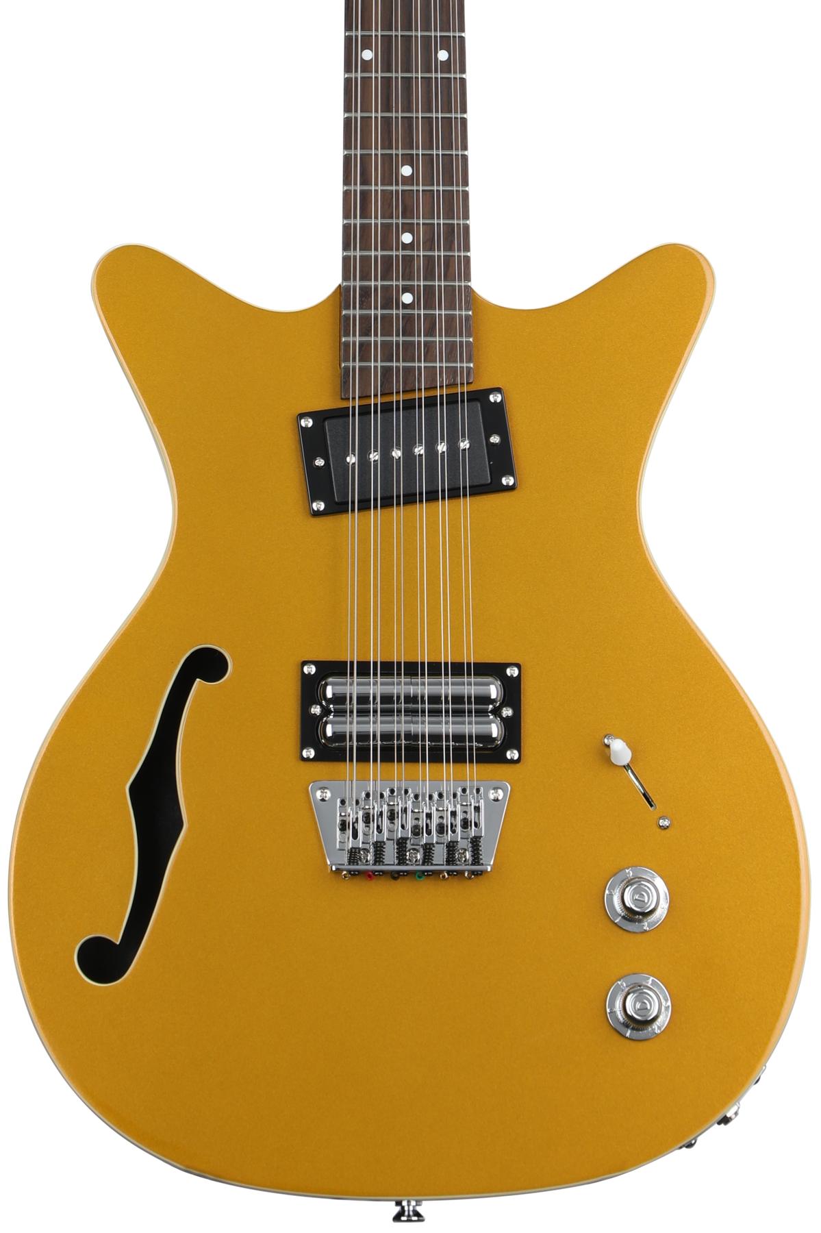 Danelectro Fifty Niner 12-string Semi-hollowbody Electric Guitar - Gold ...