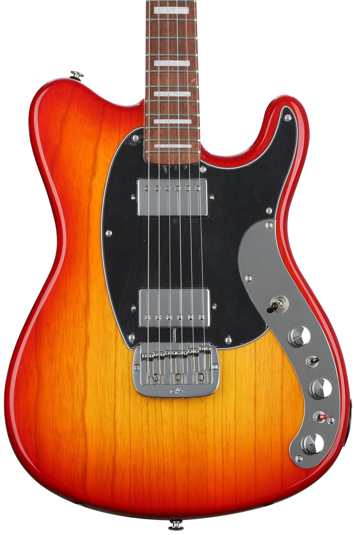 G&L Espada HH Active Electric Guitar - Cherryburst | Sweetwater