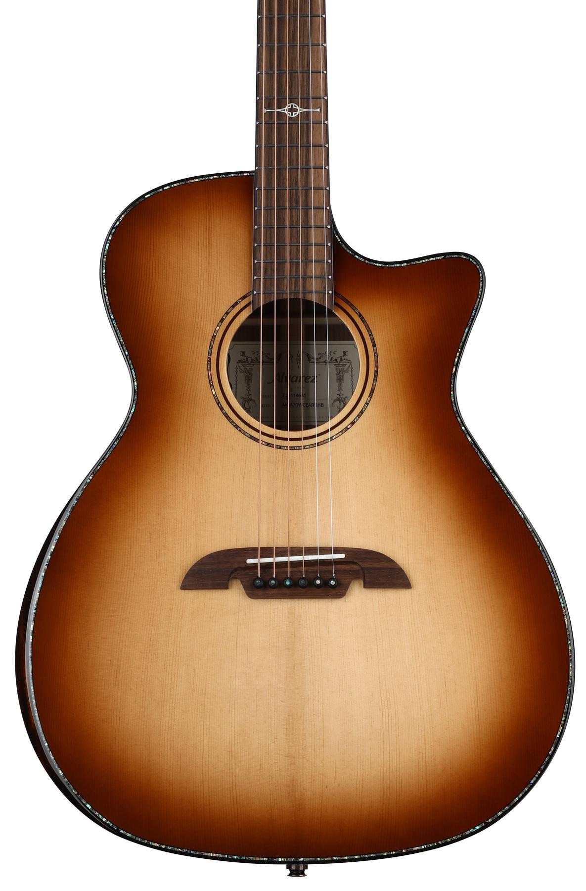 Alvarez MGA70WCEARSHB Masterworks Elite 70 Grand Auditorium Acoustic ...