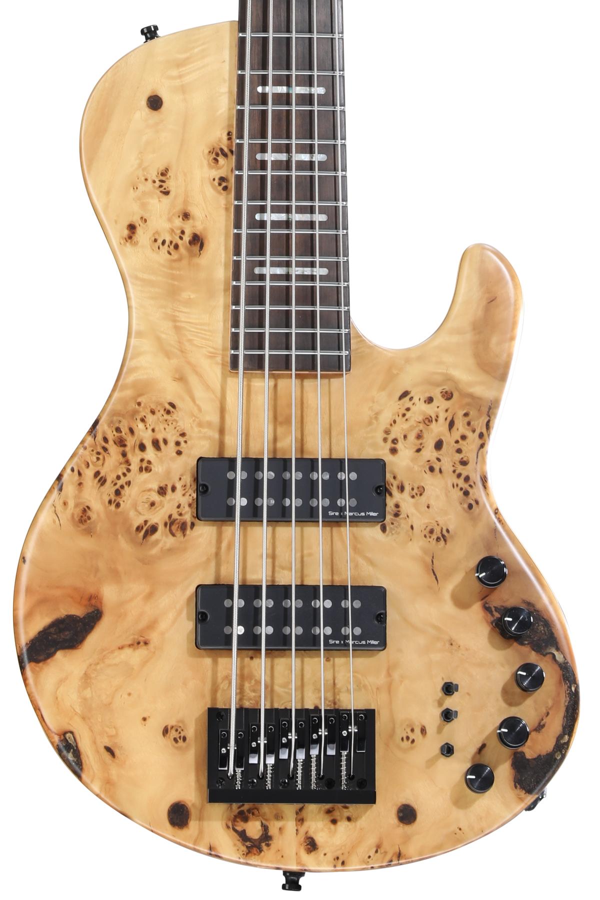 Sire Marcus Miller F10 5-string Bass Guitar - Natural Satin | Sweetwater