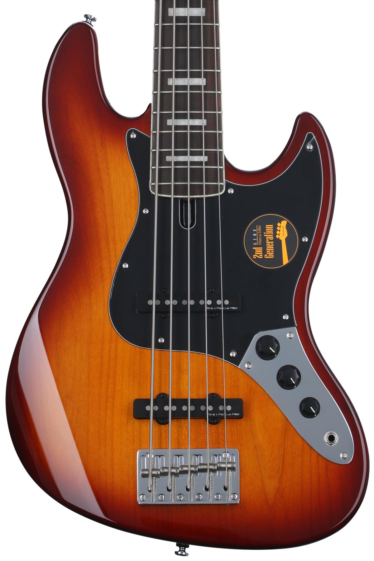Sire Marcus Miller V5R 5-string Bass Guitar - Tobacco Sunburst | Sweetwater