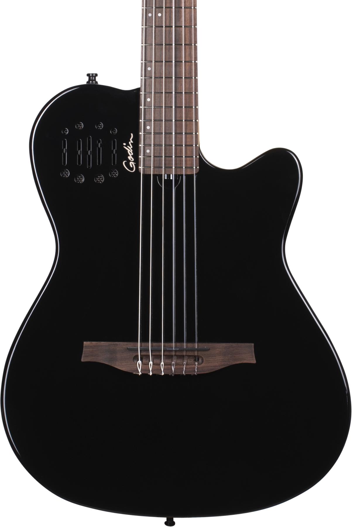 Godin Multiac Mundial Nylon Acoustic-electric Guitar - Onyx Black ...