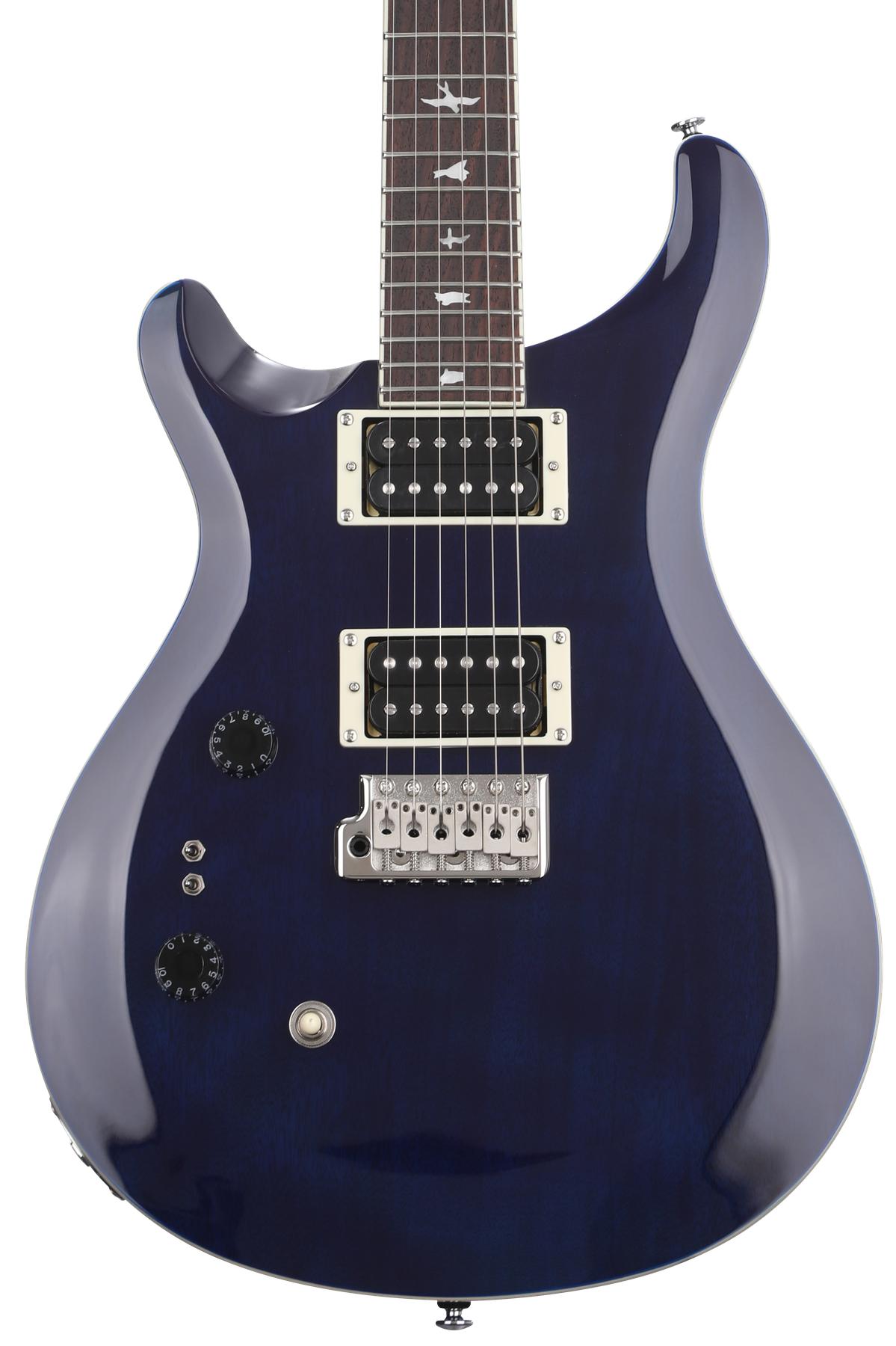 PRS SE Standard 24-08 Left-handed Electric Guitar - Translucent Blue ...