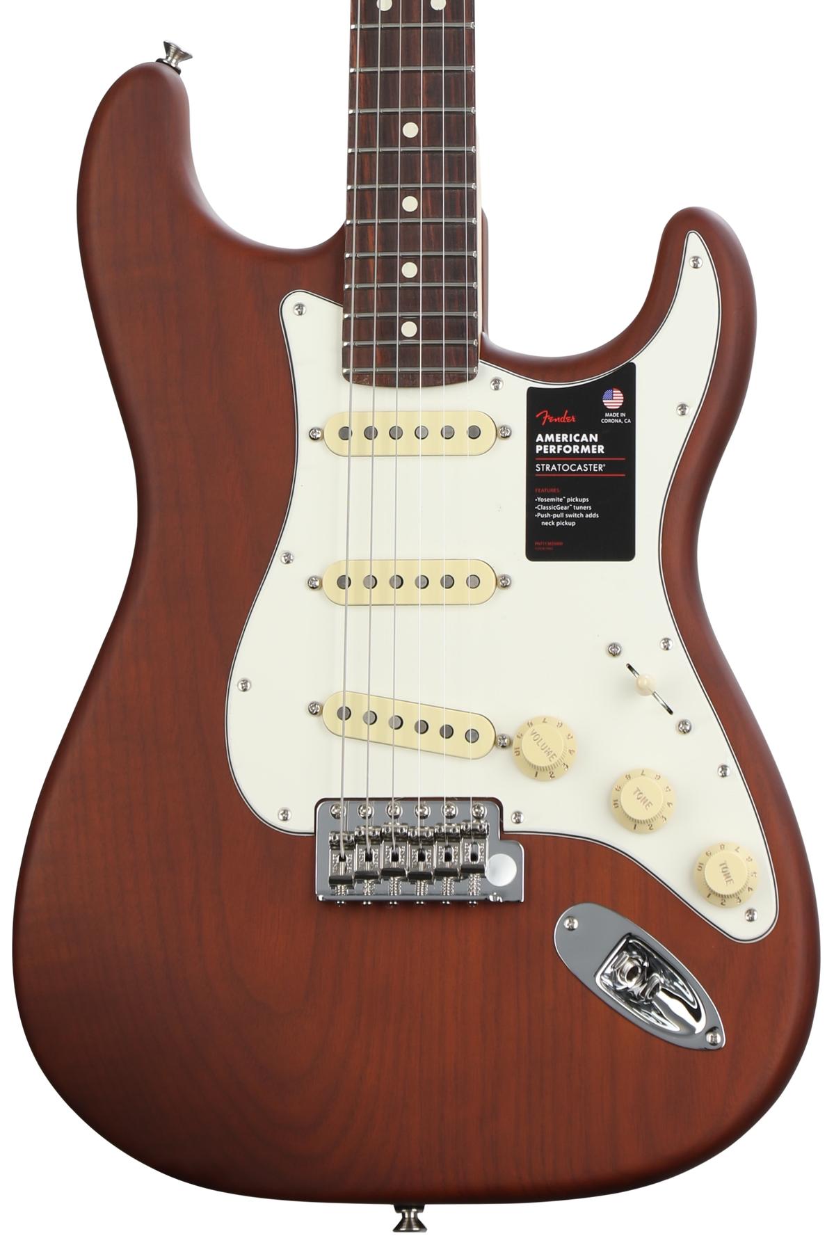 Fender Limited-edition American Performer Timber Stratocaster - Mocha ...