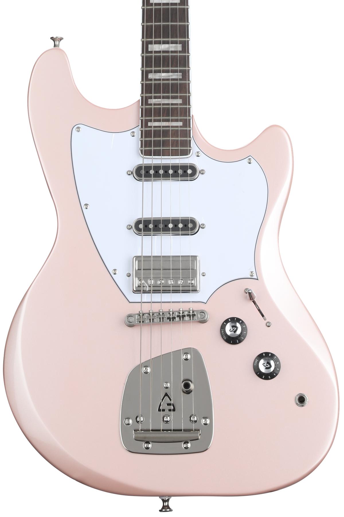 Guild Surfliner Deluxe Solidbody Electric Guitar - Rose Quartz Metallic ...