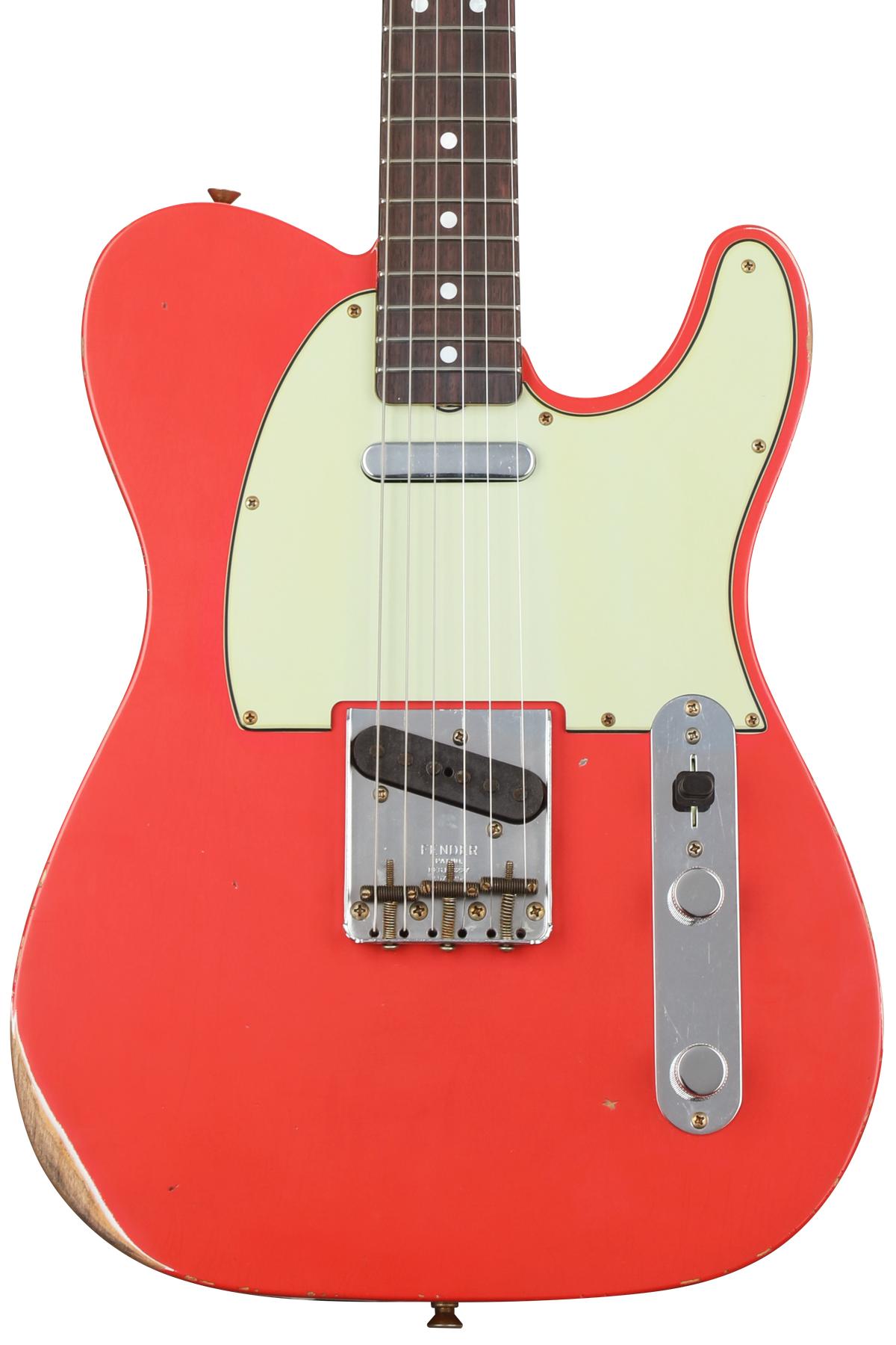 Fender Custom Shop '64 Telecaster Relic Electric Guitar - Aged Fiesta ...