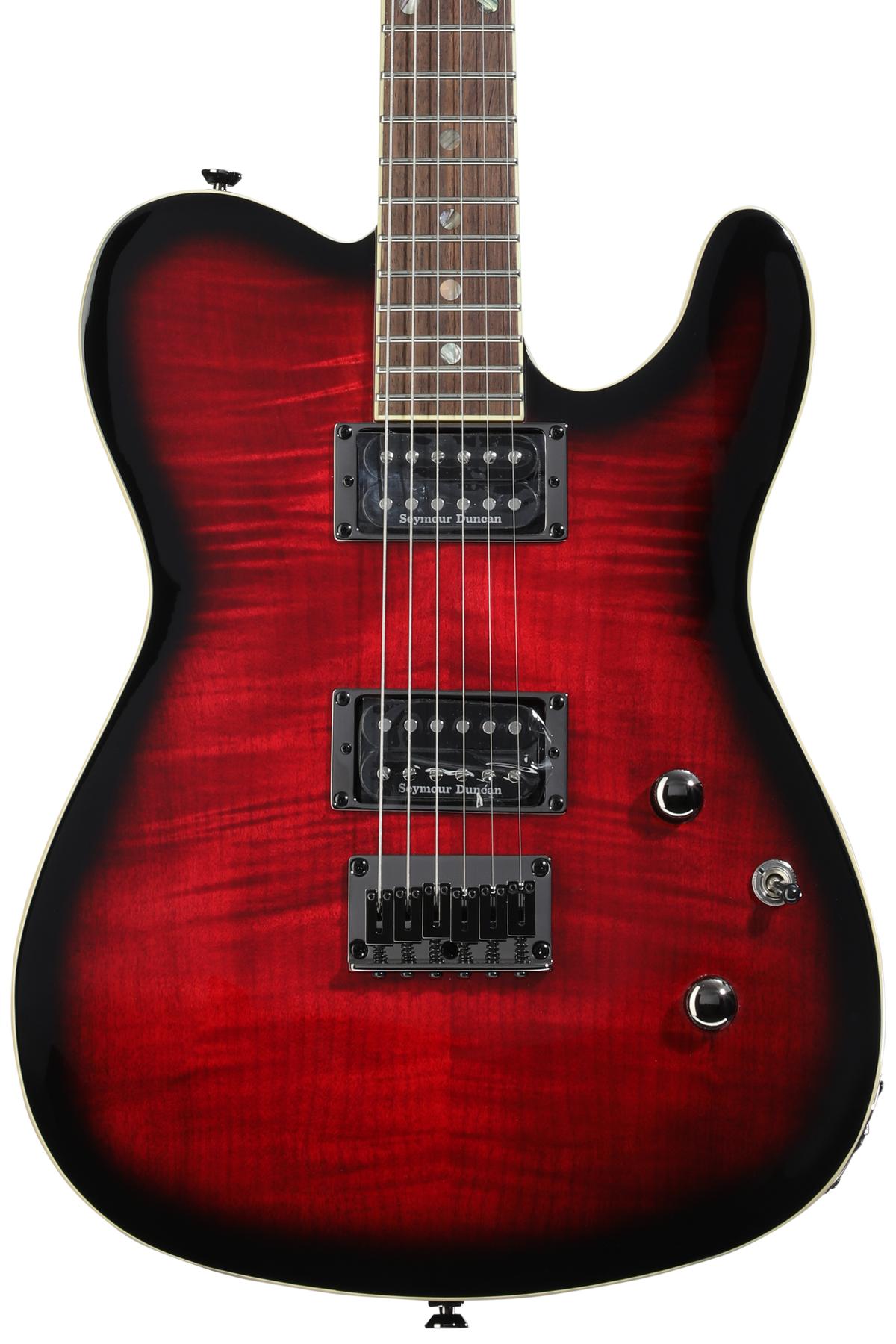 Fender Special Edition Custom Telecaster FMT HH - Black Cherry Burst ...