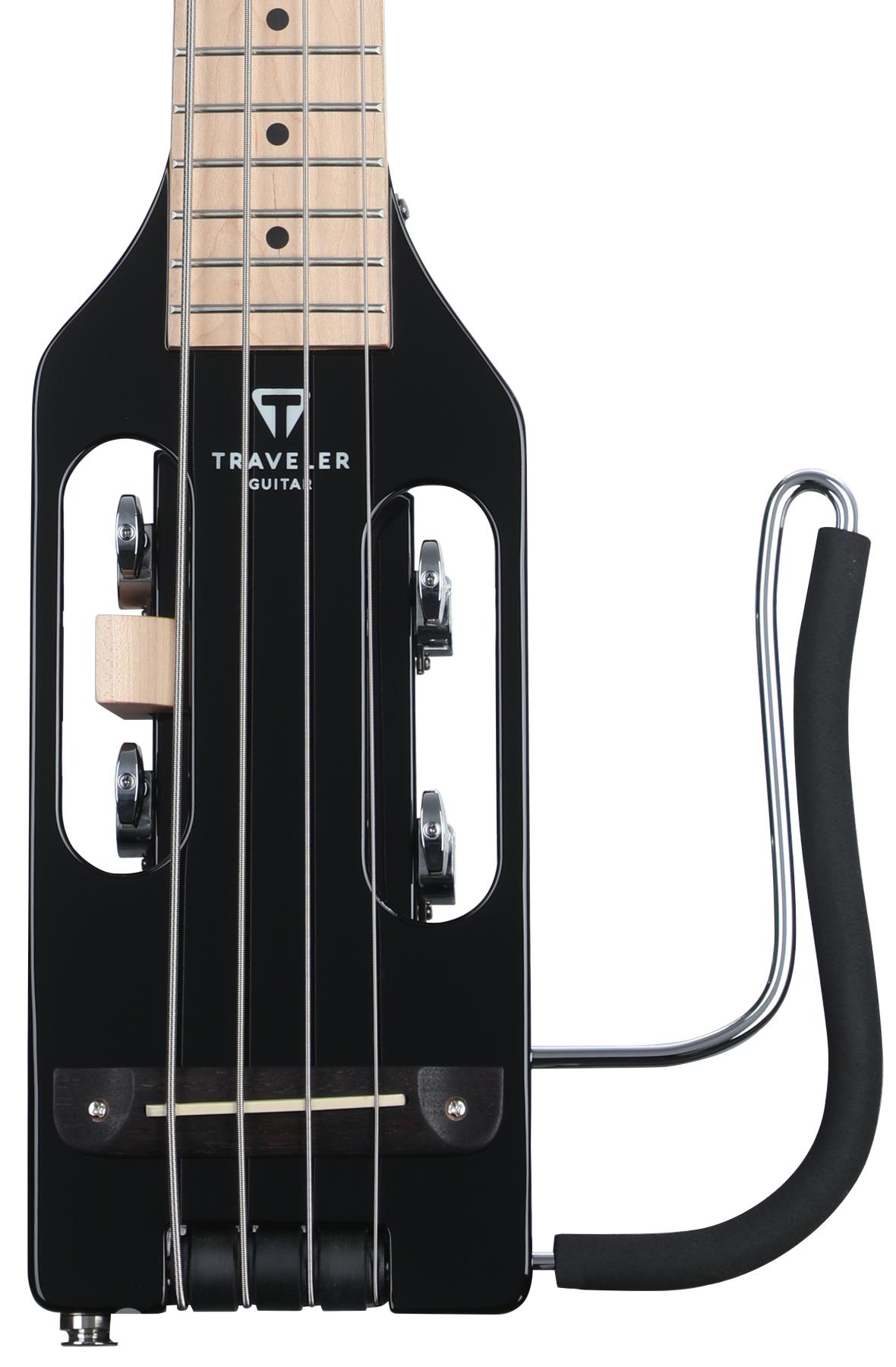 Traveler Guitar Ultra-Light Bass Guitar - Gloss Black | Sweetwater