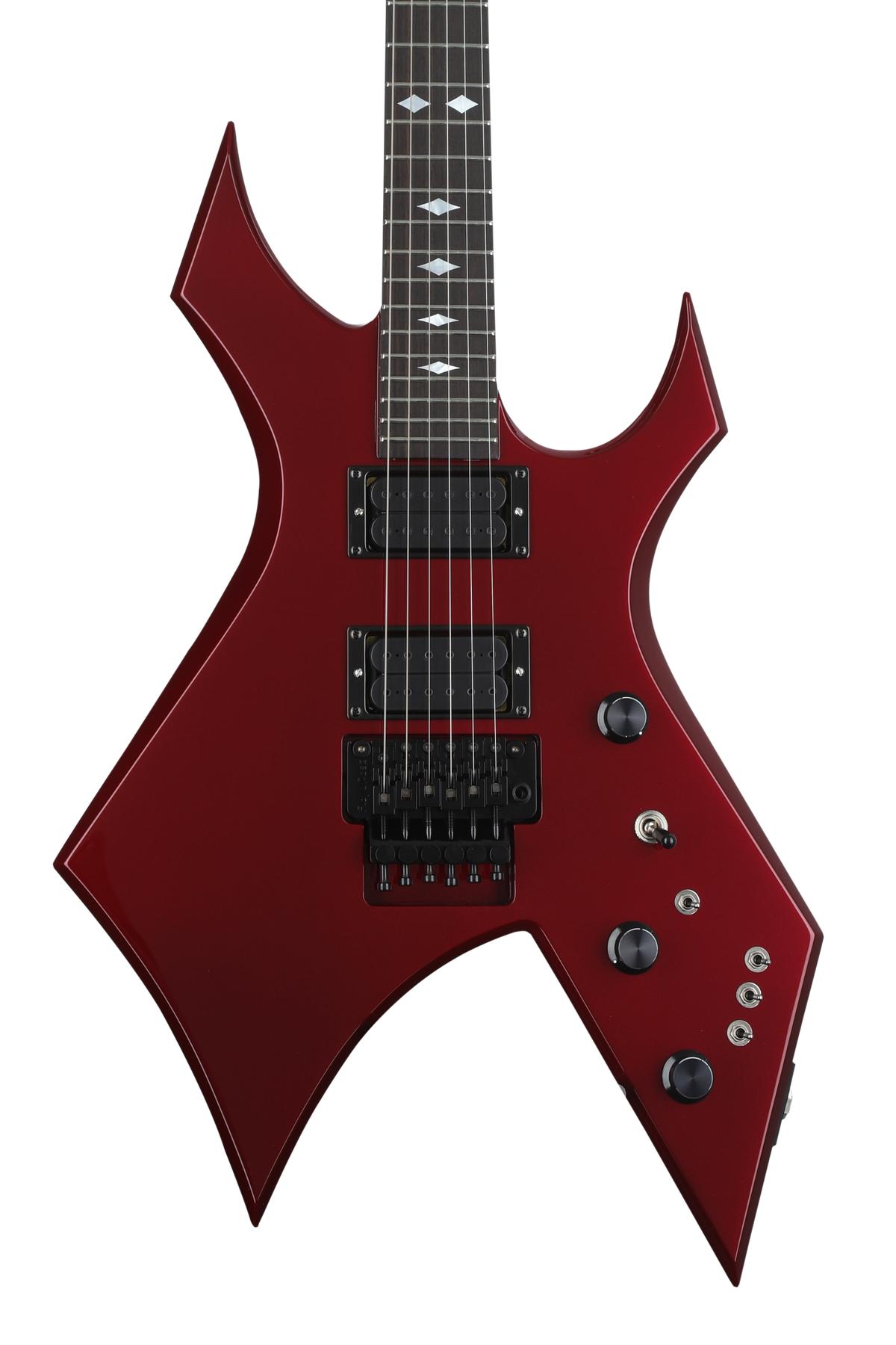 B.C. Rich USA Handcrafted Limited-edition Warlock Electric Guitar - Red | Sweetwater