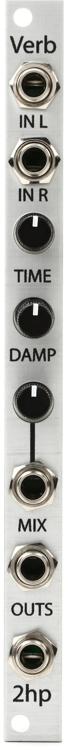 2HP Verb Eurorack Reverb Module - Silver | Sweetwater