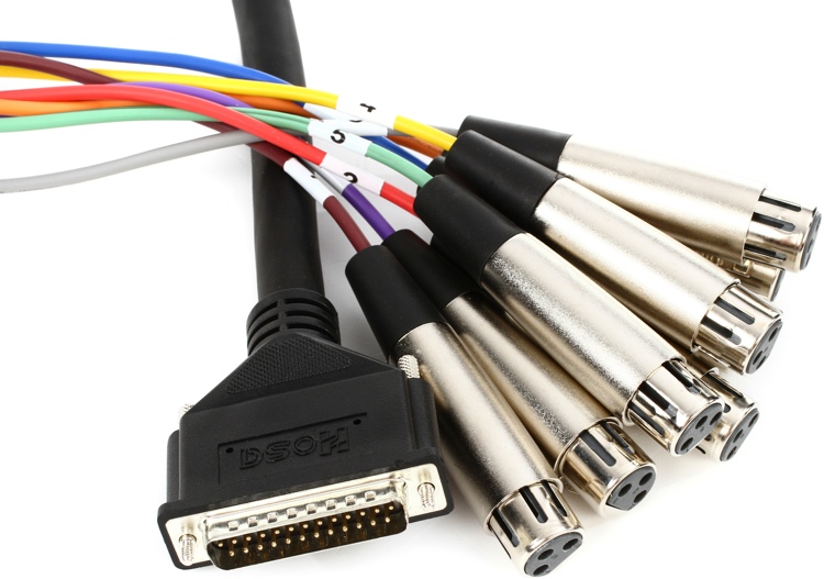 Yamaha MY8AD96 Cable 8 Channel DSub - XLRF Snake - 13' | Sweetwater